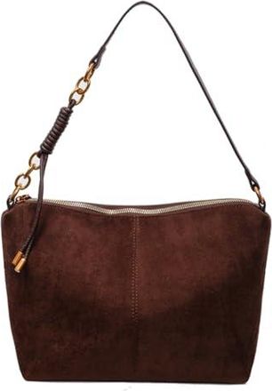Generic Sac &agrave; bandouli&egrave;re en cuir synth&eacute;tique tendance de grande capacit&eacute; pour femme, travail, shopping, voyage, quotidien, caf&eacute;, 320.00 x 210.00 x 100.00 mm