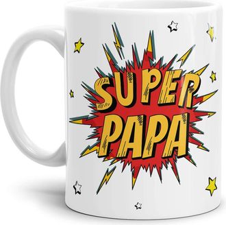 Tassendruck Papa-Tasse Super-Papa/Papa/Vater/Vati/Mug/Cup/Beste Qualität - 25 Jahre Erfahrung