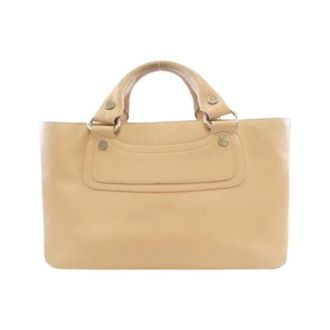 Celine Pre-owned Leather Handbag - - Pre-owned - Damen - Beige - ONE SIZE