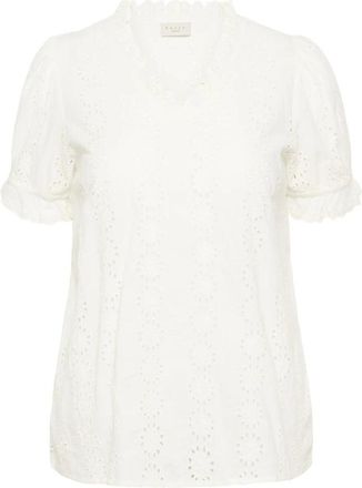 Kaffe Curve Femme, Blouses et Chemises, Blanc, Taille: 56 FR Blouses