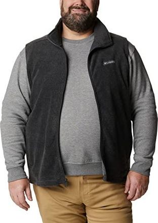 Columbia Steens Mountain Vest Gilet en Polaire, Gris Foncé, 5XL Grande Taille Homme