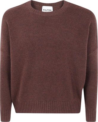 Kujten Kujten, Damen, Strickwaren, Braun, MGr&ouml;&szlig;e