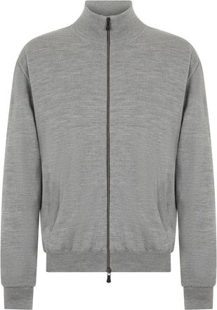 Fedeli Homme, Sweatshirts et sweats &agrave; capuche, Gris, Taille: L Gilet Zipp&eacute;