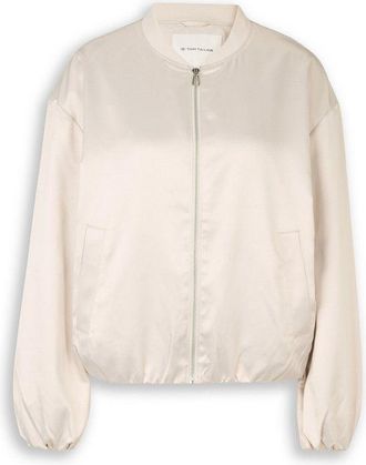 Tom Tailor Sommerjacke Jacken Satin Blouson Jacke mit Bomberkragen