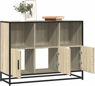 vidaXL Buffet ch&ecirc;ne sonoma 100x35x76 cm bois ding&eacute;nierie Vidaxl