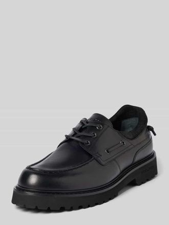 Woolrich Derby aus Leder mit profilierter Sohle