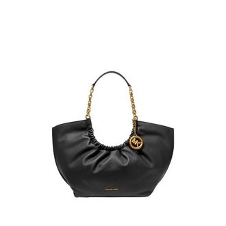 Michael Kors Sac &agrave; main &agrave; d&eacute;tail chaine et logo m&eacute;tallique en cuir
