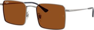 Ray-Ban unisex, Accessoires, Gris, Taille: 53 MM Rb3782 Lunettes de soleil