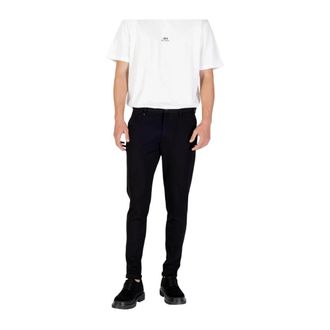Antony Morato Hose mit Rei&szlig;verschluss- und Knopfverschluss und Taschen - - Trousers - Herren - Schwarzk - 2XL