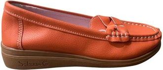 Generic Mocassins d&eacute;contract&eacute;s et confortables pour femme - Chaussures de marche &eacute;l&eacute;gantes &agrave; talon compens&eacute; bas - Respirantes et l&eacute;g&egrave;res - Large largeur - Cha