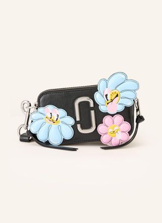 Marc Jacobs Saffiano-Umh&auml;ngetasche The Snapshot Flower Patches schwarz