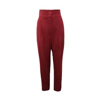 Max Mara Malia Wollhose - - Trousers - Damen - Rot - 2XS