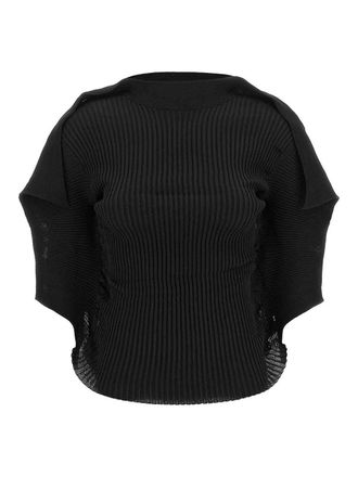 Issey Miyake Top - Schwarz