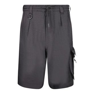 Yohji Yamamoto Homme, Shorts, Noir, Taille: S Tissu en nylon r&eacute;sistant. Large et
