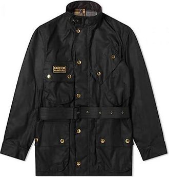 Barbour International Original Wax Jacket Black, Noir, 40