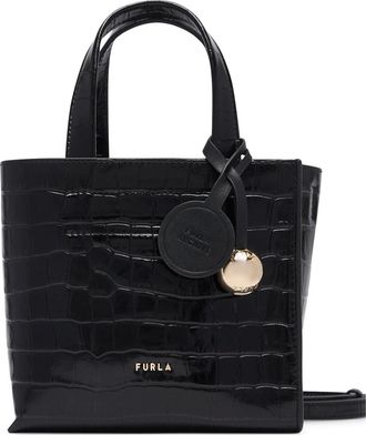 Furla Handtasche Furla Divide It Mini WB02124 BX4255 O6000 Schwarz