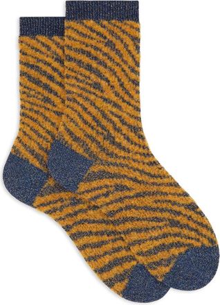 Gallo Gallo, Femme, Sous-v&ecirc;tements, Multicolore, Taille: ONE Size Chaussettes Courtes Imprim&eacute; Z&egrave;bre