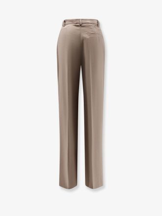 Hev&ograve; Womens Trousers Torreveneri Beige Modal