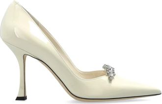 Jimmy Choo London Femme, Chaussures, Beige, Taille: 39 1/2 EU Belinda Pump 90