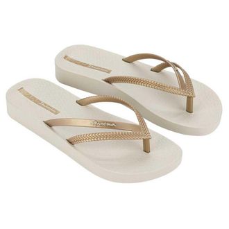 Ipanema Damen Bossa Soft V Fem Flipflop, black/gold, 37 EU