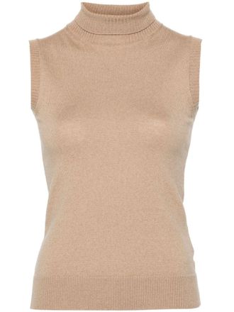 Sportmax d&eacute;bardeur Ardenza &agrave; col roul&eacute; - Tons neutres
