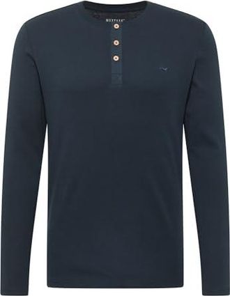 Mustang Jeans Style Arminto Chemise Henley, Carbon 4135, XXXL Hommes