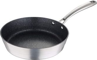 Masterpro Nordic | 24 x 6 cm antihaftbeschichtete Bratpfanne | Geschmiedetes Aluminium mit Antihaftbeschichtung | Geeignet für Induktion | Ergonomischer Griff