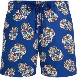 Vilebrequin Homme, Maillots de bain, Bleu, Taille: 3XL Short de bain stretch D&iacute;a de Muertos