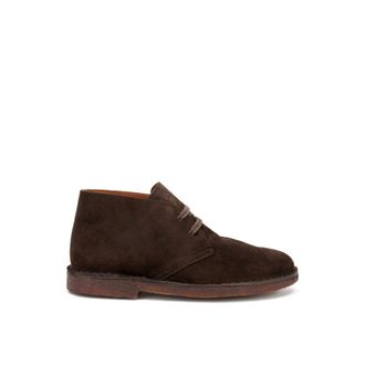 Frau Homme, Chaussures, Brun, Taille: 43 EU Desert Boot en daim avec lacets doubles