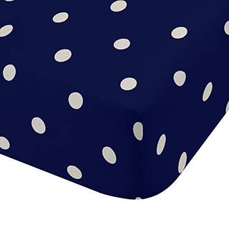 Catherine Lansfield Canterbury Plum Spannbettlaken und Kissenbezug, Weiß, 90 x 200 + 50 x 80 cm