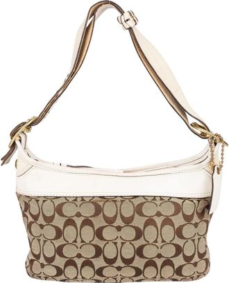 Coach Crossbody Bags - Coach Monogram Shoulder Bag - Gr. unisize - in Braun - f&uuml;r Damen