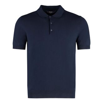 K-Way Pleyne Strick-Polohemd aus Baumwolle - - Tops - Herren - Blau - 2XL