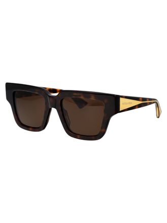 Bottega Veneta Womens Sunglasses Bv1276s Havana Crystal Brown Resin
