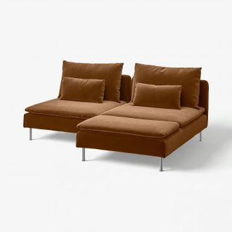 IKEA S&Ouml;DERHAMN 2er-Sofa mit R&eacute;camiere