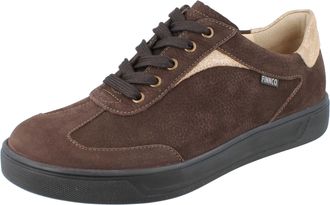 Finn Comfort FINNCO Interlagos Damen Halbschuhe braun Gold Leder (braun, EU Schuhgr&ouml;&szlig;ensystem, Erwachsene, Damen, Numerisch, Breit, 40 2/3)