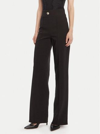 Rinascimento Rinascimento Stoffhose CFC0125276003 Schwarz Straight Fit