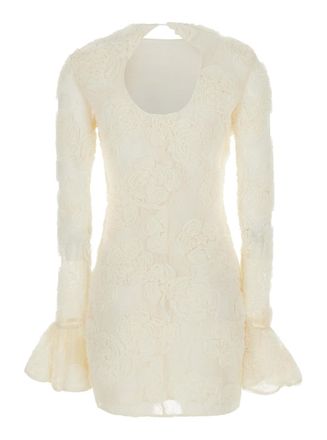 Rotate Womens Dress White Tech Fabric Polyamide