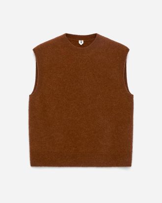 Arket Pullunder Aus Alpakawolle Und Wolle -Braun