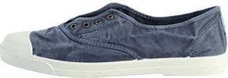 Natural World Eco - 3102E Mens Trainers - Organic Cotton Canvas Shoes - 100% EcoFriendly - Dark Blue Color