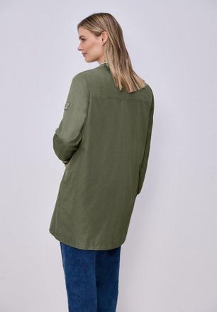 Street One Langjacke bequeme Passform, 2-Wege-Rei&szlig;verschluss
