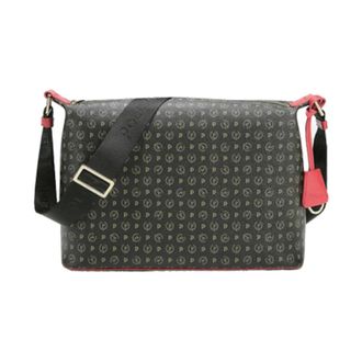 Pollini Heritage Schultertasche mit Logoband - - Bags - Damen - Schwarzk - ONE SIZE