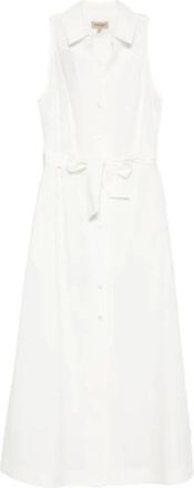 Woolrich Femme, Robes, Blanc, Taille: 40 FR Robe chemise en popeline de coton
