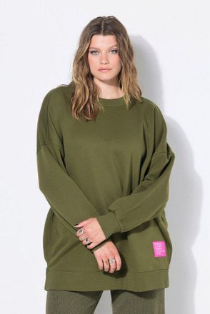 STUDIO UNTOLD Sweatshirt Sweatshirt oversized Statement Patch Langarm