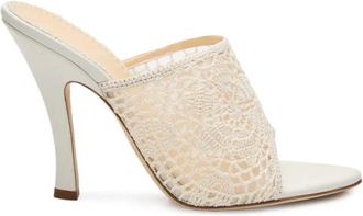 Magda Butrym Femme, Chaussures, Beige, Taille: 40 1/2 EU Mules &agrave; Talons Hauts Crochet