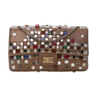 Chanel Sac bandouli&egrave;re orn&eacute; doccasion - Femme - Pre-owned - Brun - Taille: ONE Size