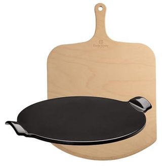 Emile Henry EH799714 Pizza-Set, Schwarz