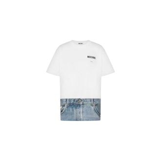 Moschino unisex, Oberteile, Wei&szlig;, 2XSGr&ouml;&szlig;e