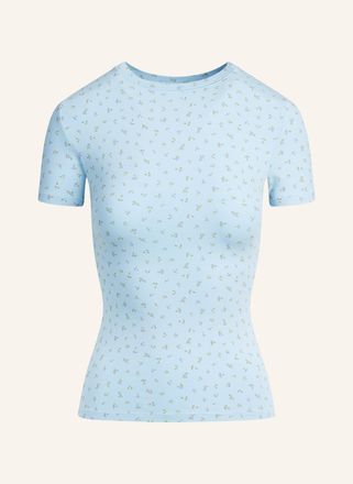 SKIMS Skims Lounge-Shirt Cotton Jersey blau