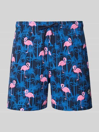 Jack & Jones Badehose im Allover-Look Modell MAUI VIBES NOVELTY