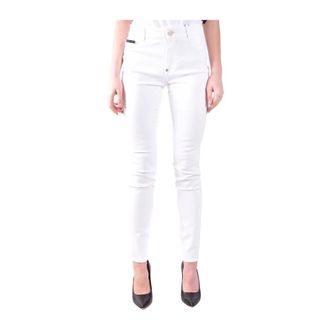 Philipp Plein Femme, Pantalons, Blanc, Taille: W26 Sacc Wdt2145 Pde004N01Gd Pantalons